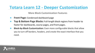 Totara Learn 12 More Powerful Easier to Use | PDF