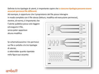 Hosting Linux: la gestione dei permessi file #TipOfTheDay | PDF