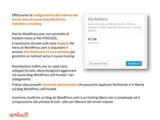 Hosting: trasferire un blog da Wordpress.com su un hosting Aruba #TipOfTheDay | PDF | Web ...