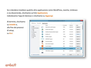 Hosting Windows e Webmatrix, cos'è e come si usa #TipOfTheDay | PPT