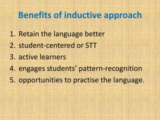 To teach or not to teach grammar | PPT