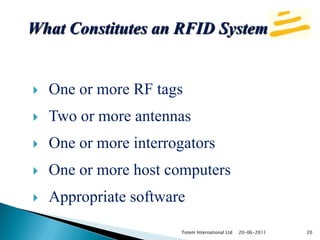 Totem Cloud Rfid Solutions (3) | PPT