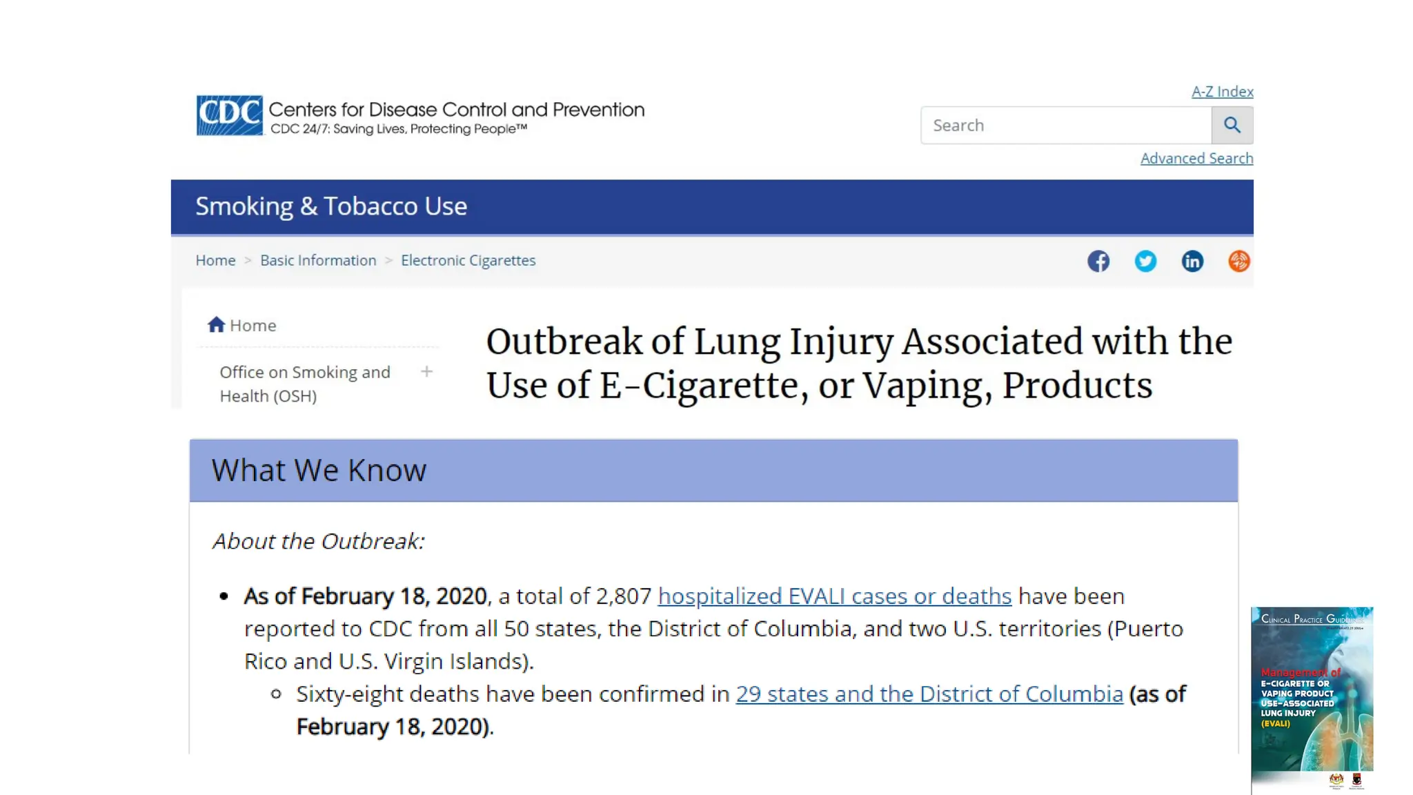 ToT EVALI Introduction presentation of patient acute lung injury | PPT