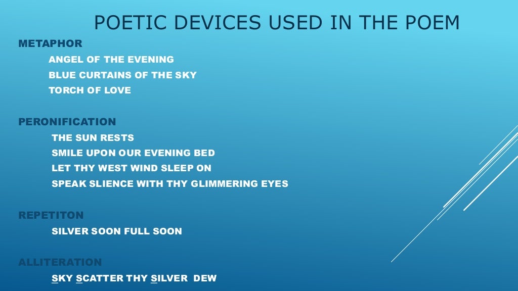 to-the-evening-star-poem-analysis