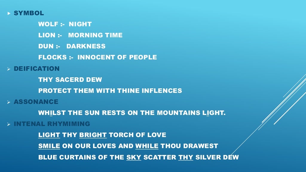 to-the-evening-star-poem-analysis