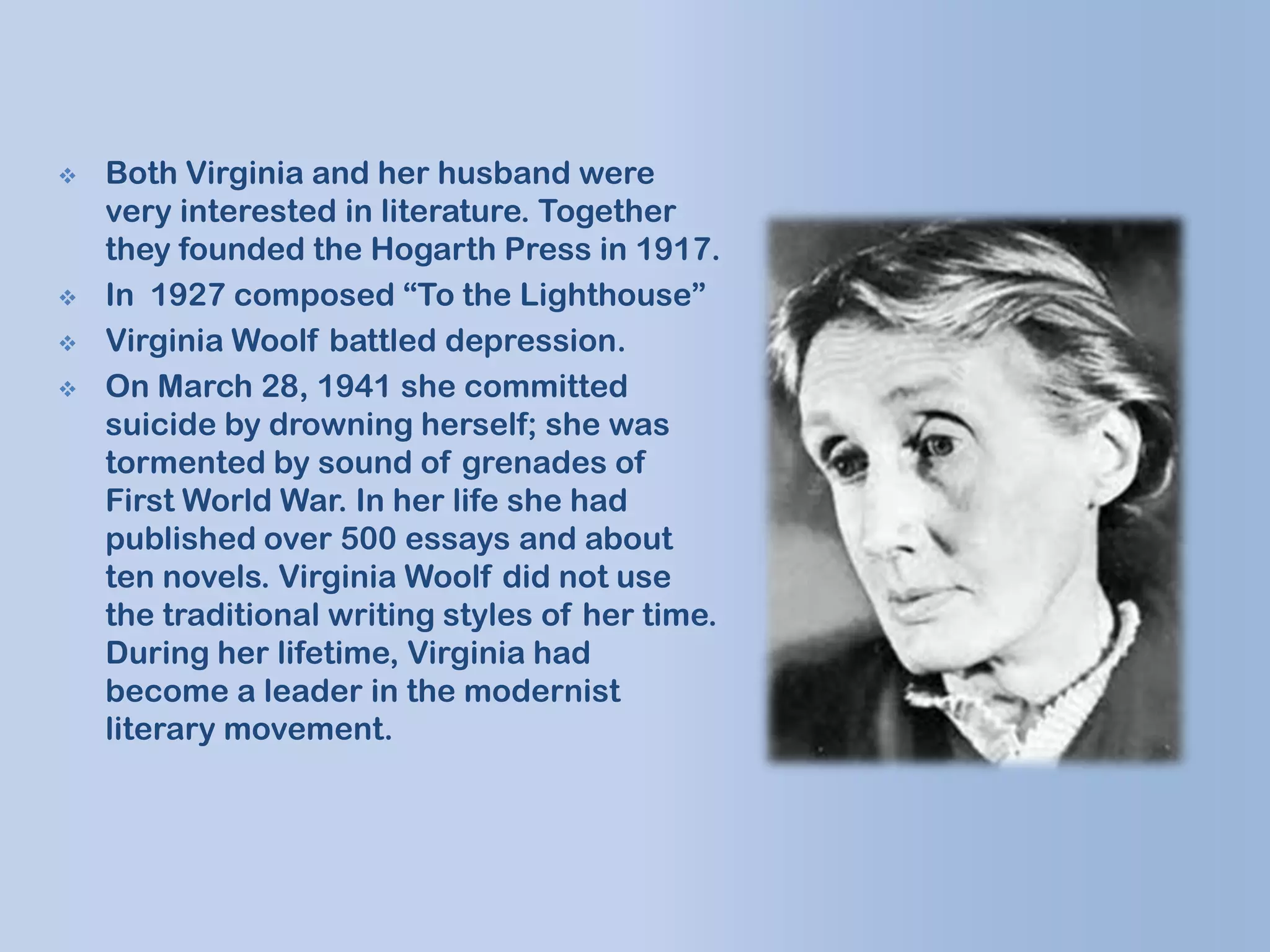 To the lighthouse by Woolf | PPTX