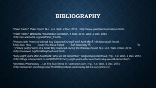 To the Little Polish Boy Standing with His Arms Up: Poetry Analysis | PPTX