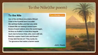 To the nile ppt | PPTX | Africa Travel | Travel Locations