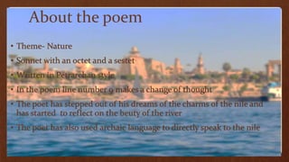 To the nile ppt | PPTX