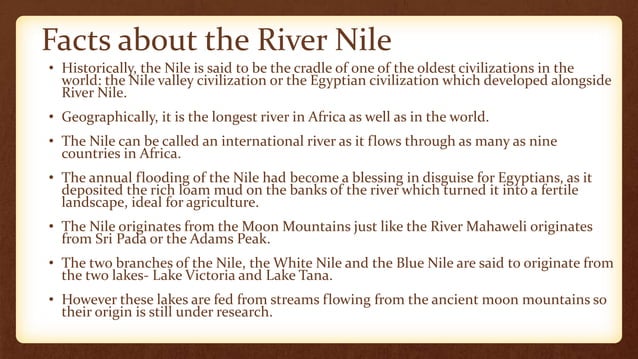 To the nile ppt | PPTX | Africa Travel | Travel Locations