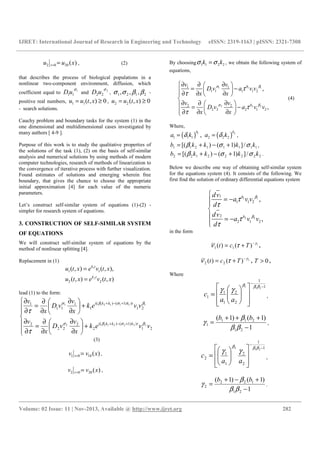 To the numerical modeling of self similar solutions of | PDF