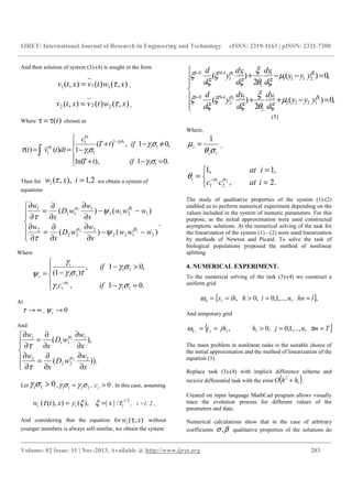 To the numerical modeling of self similar solutions of | PDF