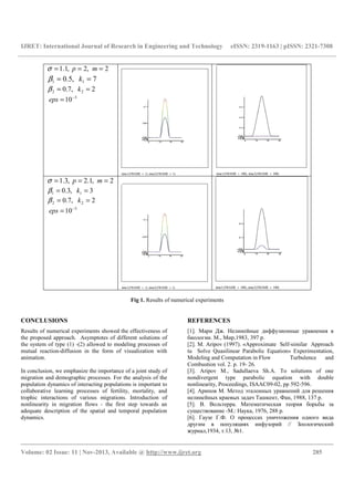 To the numerical modeling of self similar solutions of | PDF