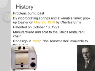Technology of a Toaster _ history | PPTX
