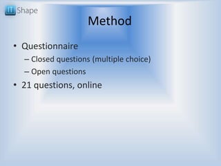 EUCIP Core Student questionnaire | PPTX