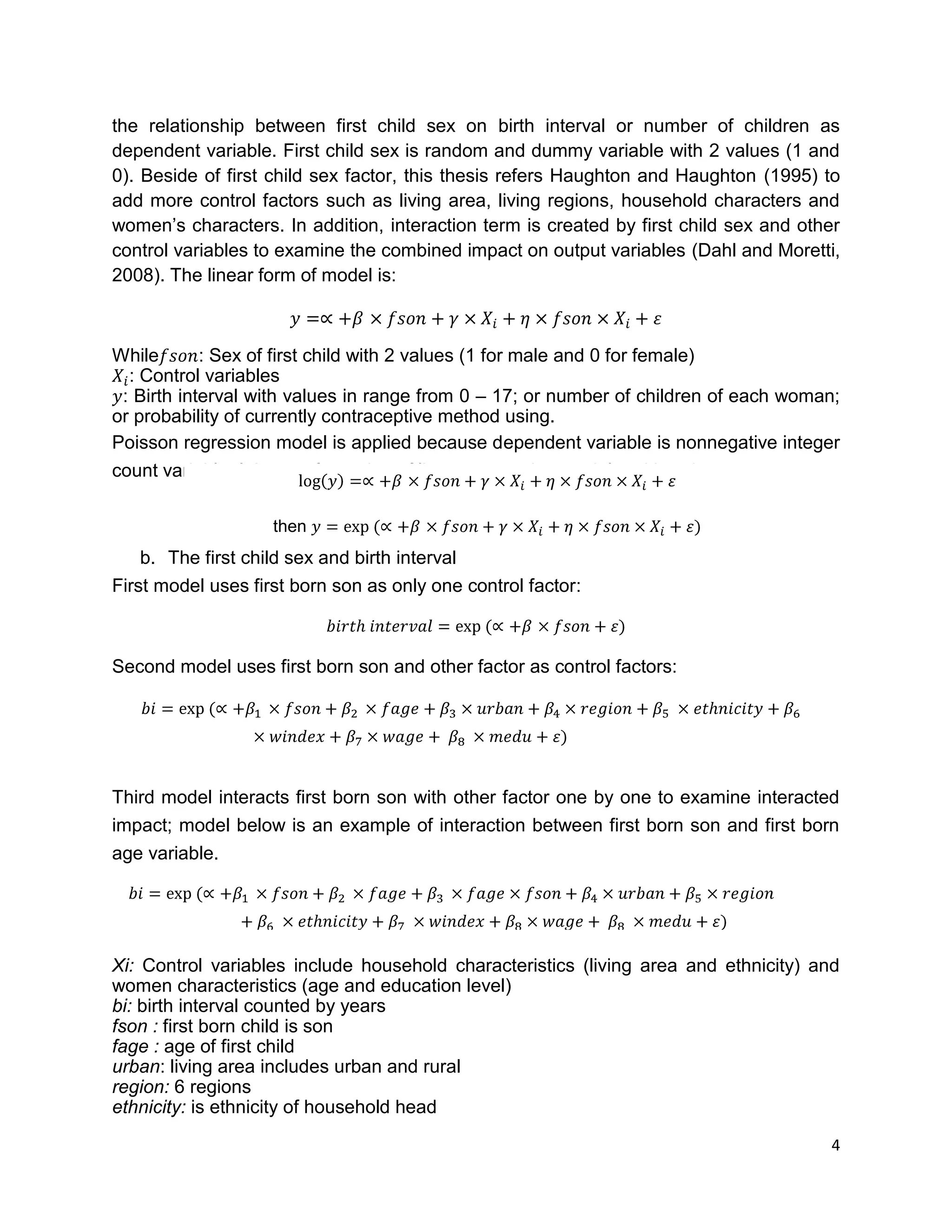 Son preference and fertility behavior evidence from Viet Nam - Project ...