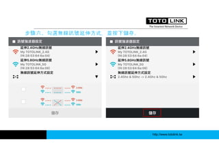 TOTOLINK EX750強波器要怎麼透過手機APP完成設定呢(iOS適用) | PPT