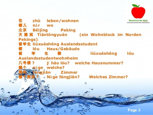 Wo wohnst du? Chinesisch Tutorial