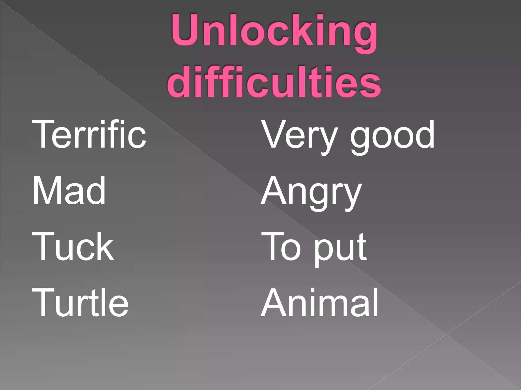 Toto turtle takes time to tuck and think | PPTX