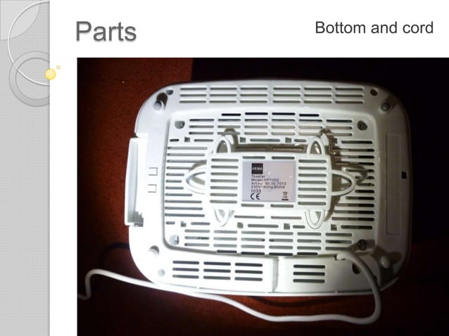 Technology of a Toaster _ Parts | PPTX