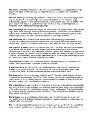 Totp contents page analysis word | PDF