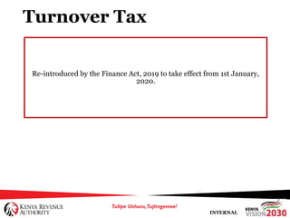 Re-introduction of Turnover Tax | PPTX