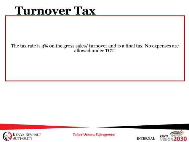 Re-introduction of Turnover Tax | PPTX | Business Accounting & Finance ...