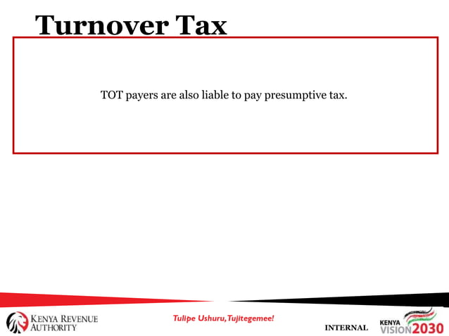 Re-introduction of Turnover Tax | PPTX | Business Accounting & Finance ...