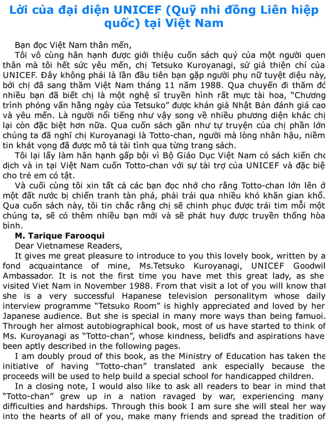 Totto chan - co be ben cua so - tetsuko kuroyanagi (1) | PDF