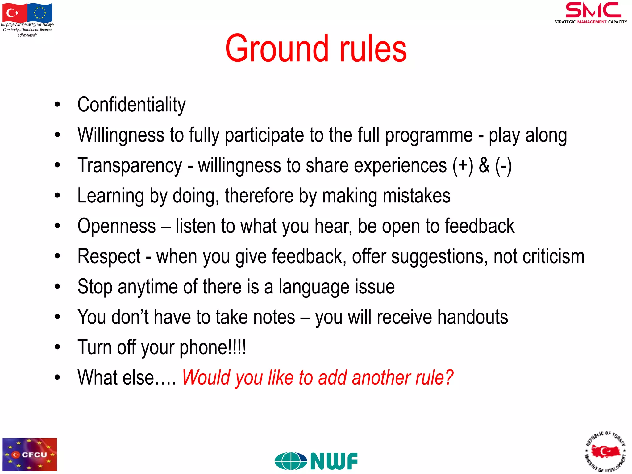 Skills Building Training - Day 1 Performance Zones and Curve of Change ...