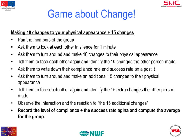 Skills Building Training - Day 1 Performance Zones and Curve of Change ...