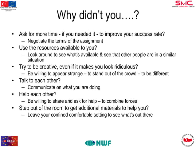 Skills Building Training - Day 1 Performance Zones and Curve of Change ...