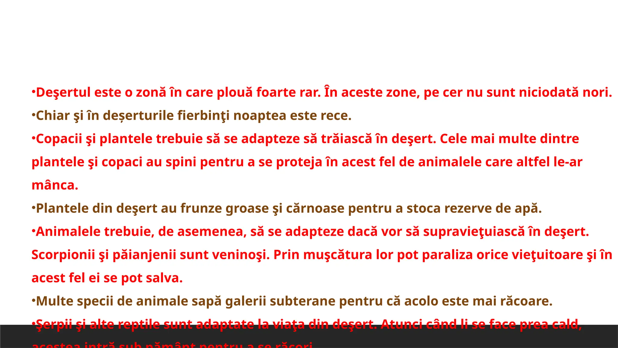 Desertul, curiozitati, date , informatii.pptx