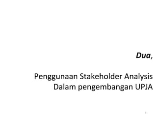 Tot upja 2 stakeholder analysis (yuti) | PPT