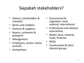 Tot upja 2 stakeholder analysis (yuti) | PPT