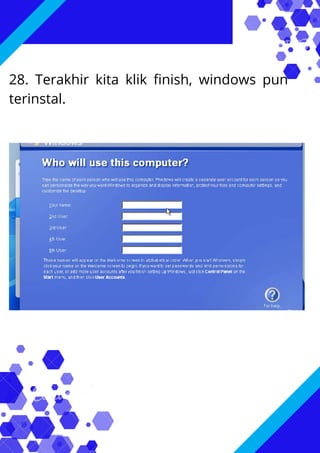 Manual Book Instalasi Windows Xp Oleh Kelompok 3 Pdf