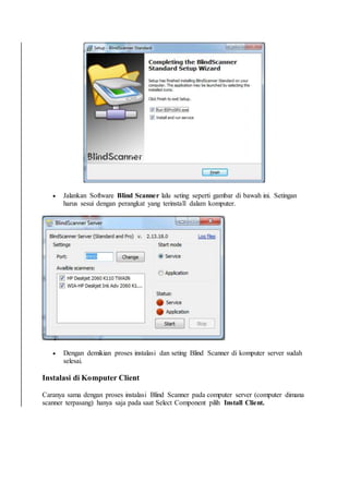 Toturial sharing scan dengan lan | PDF