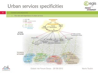 Promote urban resilience through collaborative urban services ...