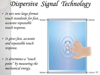 Touch Screen technology | PPTX