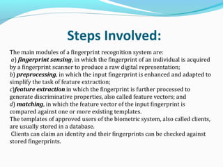 Touch less-fingerprint-recognition-system (1) | PPT