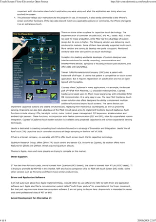 Touch Screen | PDF | Smartphones | Consumer Electronics