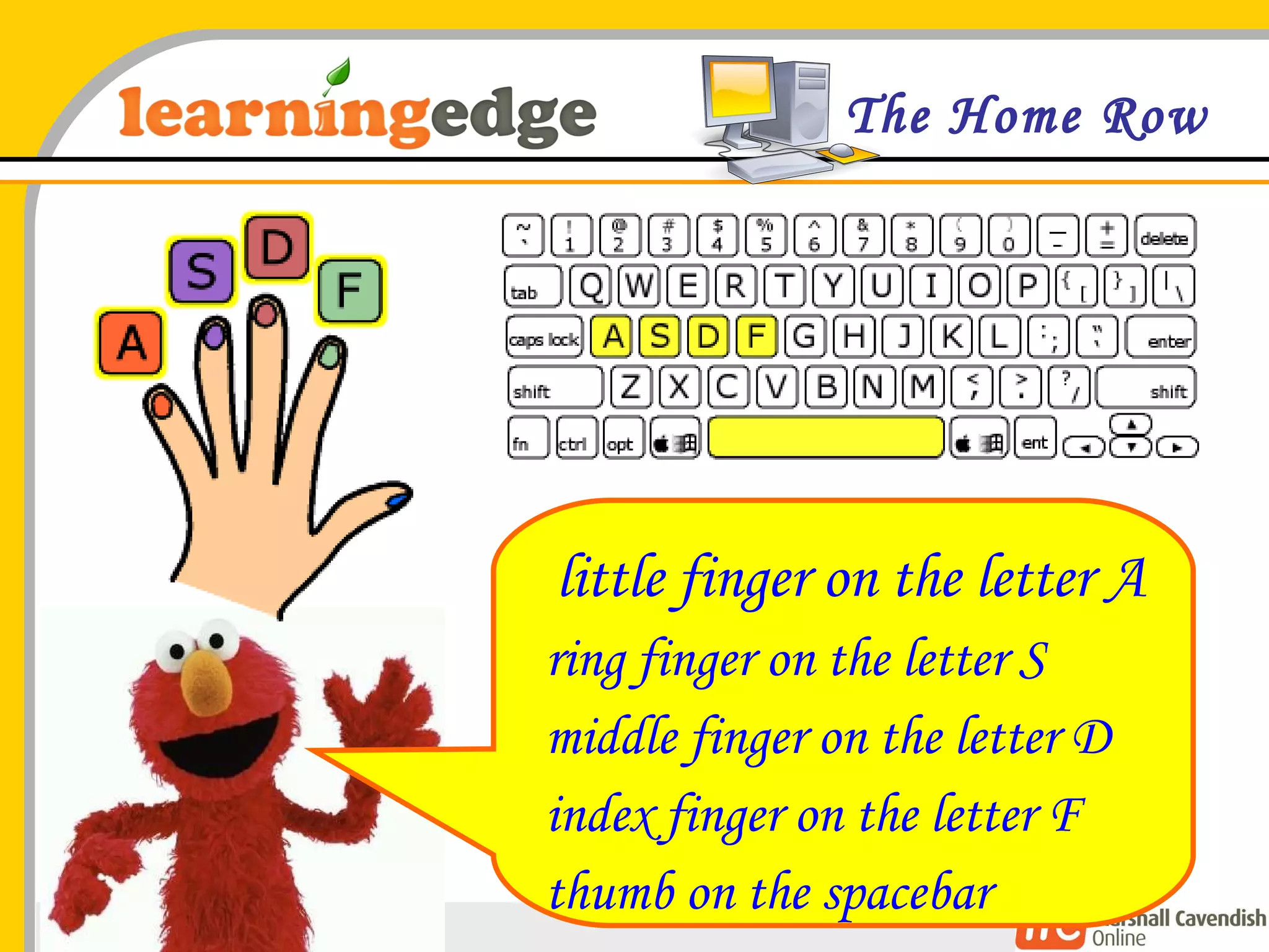 TouchTyping01 - intro & home row | PPT