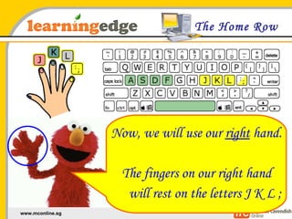 TouchTyping01 - intro & home row | PPT