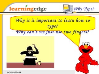 TouchTyping01 - intro & home row | PPT