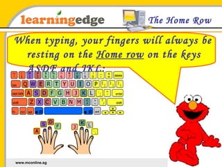 TouchTyping01 - intro & home row | PPT