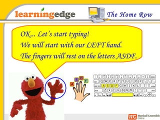 TouchTyping01 - intro & home row | PPT
