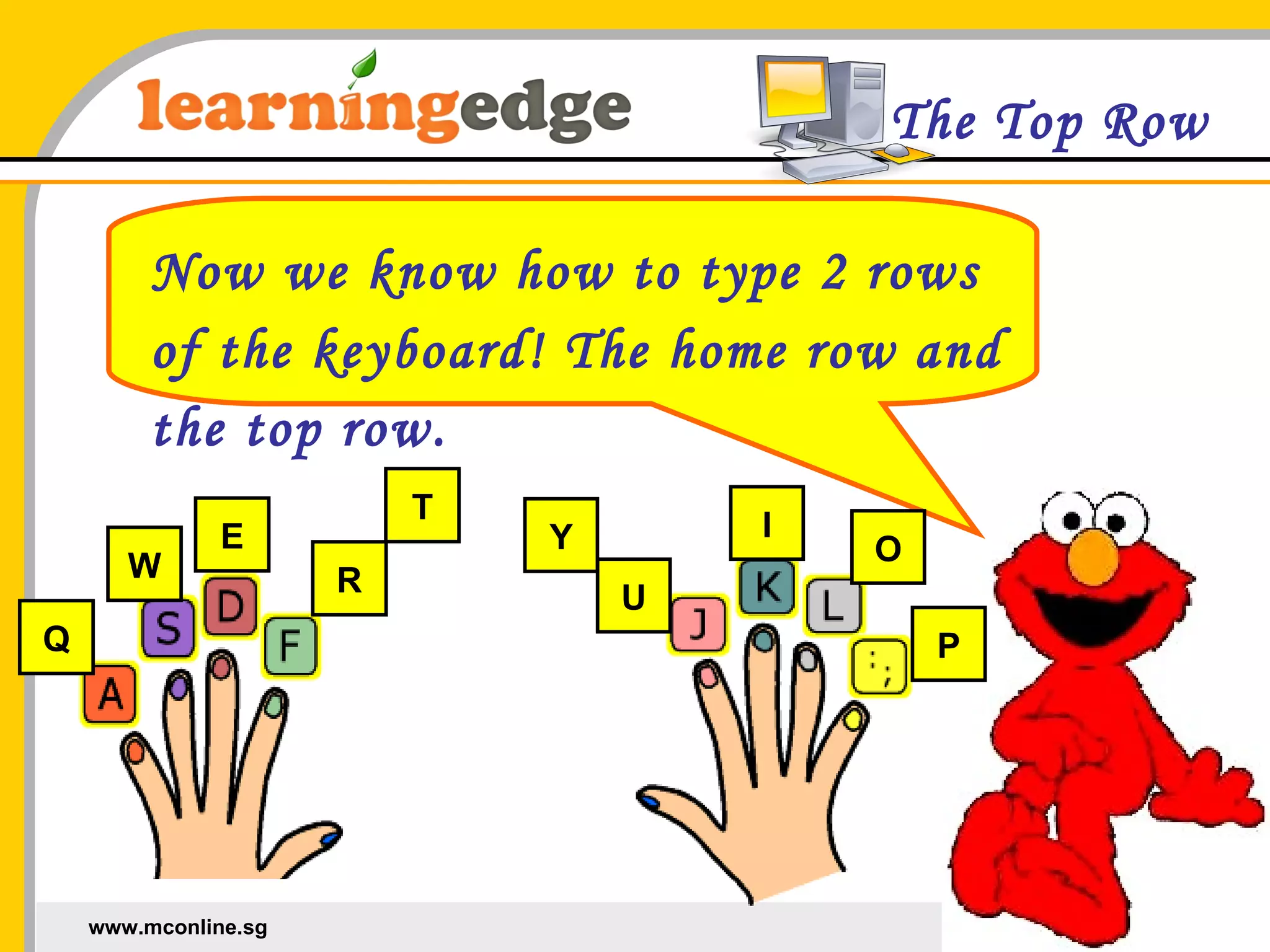 TouchTyping02 - the top row | PPT