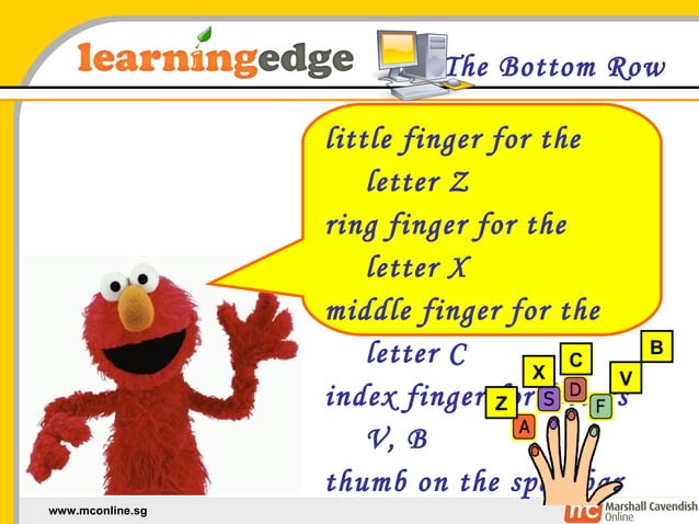 TouchTyping03 - the bottom row | PPT | Computing | Technology & Computing