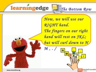 TouchTyping03 - the bottom row | PPT