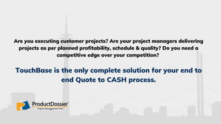 TouchBase Quote-to-Cash-solutions | PPT